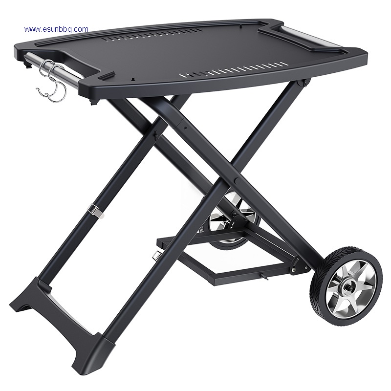 Grill Cart for Portable Grills incl. Weber Q, Nanja Woodfire and other ...